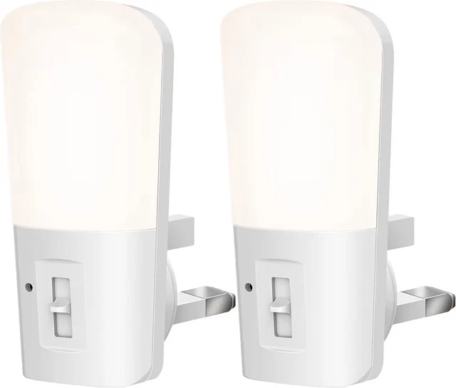 LOHAS-LED PLUG IN Night Lights, Brightness Adjustable, Light Sensor ...