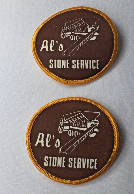 VINTAGE PATCH AL’S Stone Service Sand Gravel Dump Truck Trucker ...