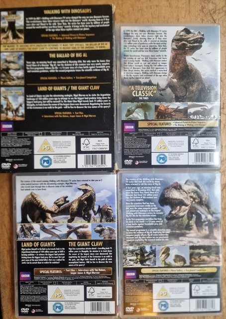 DINOSAUR DVDS- THE Walking With Dinosaurs Boxset & Prehistoric Park DVD ...