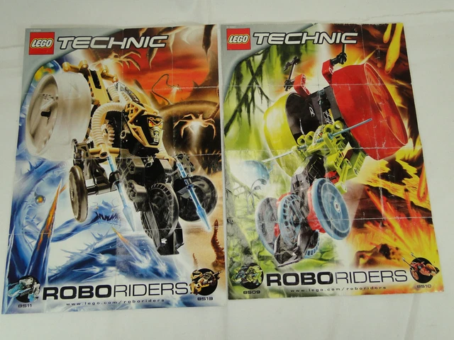 2 X LEGO Technic Robo Riders Poster Brochure Leaflet A4 Advertising (2 ...