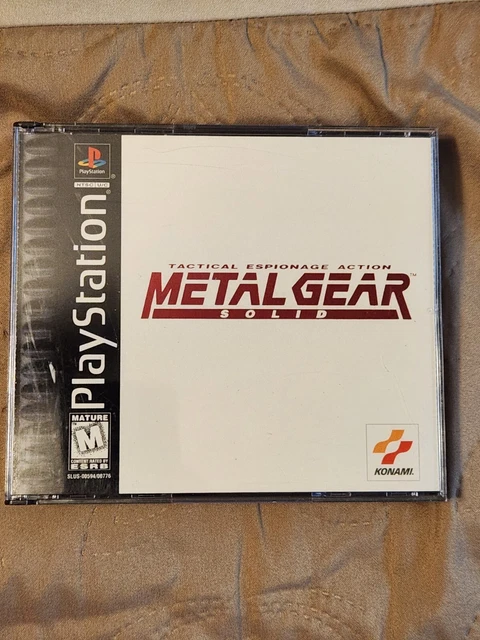METAL GEAR SOLID (Sony PlayStation 1, 1999) EUR 30,34 - PicClick FR