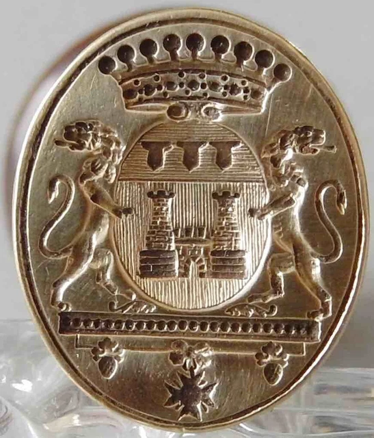 SCEAU, CACHET, ARMOIRIES, Comte, Noblesse. EUR 170,00 - PicClick FR