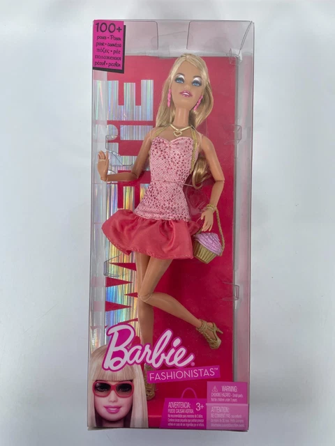 BARBIE FASHIONISTAS SWEETIE Barbie Doll 100+ poses Mattel 2009 T3327 ...