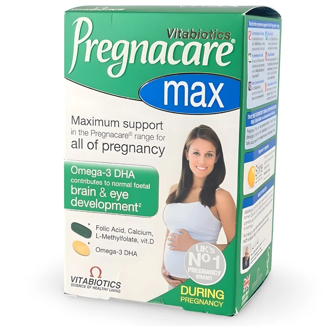 VITABIOTICS PREGNACARE MAX Tablets Plus Capsules Omega - (84) £25.66 ...