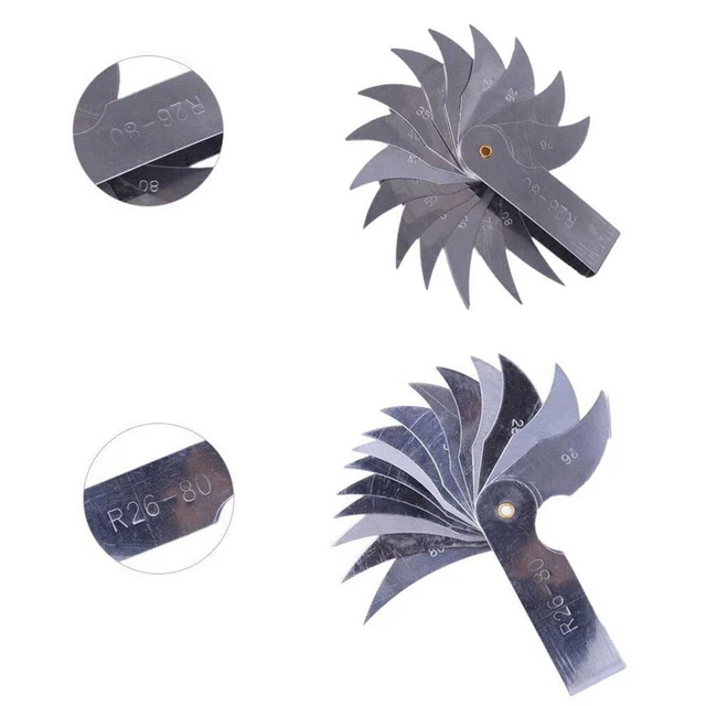 RADIUS GAUGE TOOL for Precision Measuring of R1 80 in Machining ...
