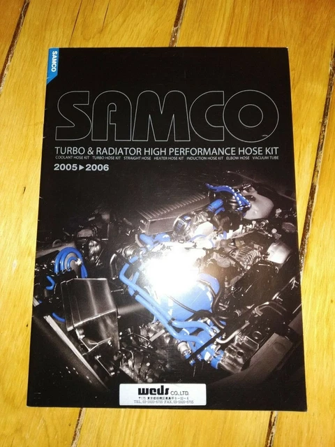JDM 2006 SAMCO Hoses Catalog GTR S15 EVO STi VTEC EG EK Volvo Audi VW ...