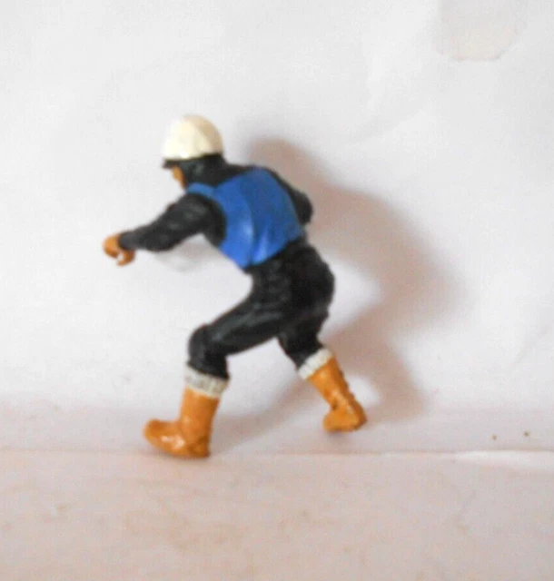 BRITAINS SPEEDWAY MOTORCYCLE rider figure in blue vest £7.99 - PicClick UK