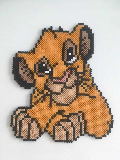 PIXEL ART / Perles A Repasser Simba Le Roi Lion EUR 11,00 - PicClick FR
