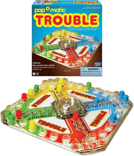 WINNING MOVES GAMES Classic Trouble Board Game,4 players, 1176 $20.51 ...