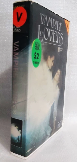 VAMPIRE LOVERS ORIGINAL Release 1970 Horror/Vampire Vhs Movie Pal Rare ...