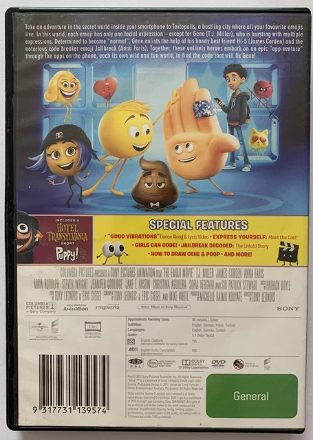 THE EMOJI MOVIE (DVD, 2017) $5.58 - PicClick AU