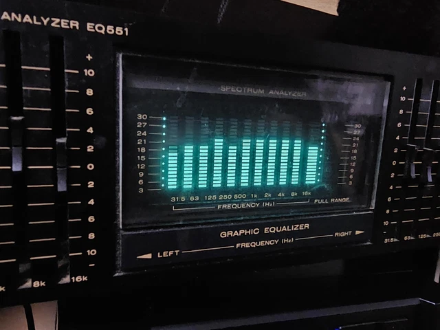 MARANTZ EQ551 EQUALIZZATORE grafico a dieci bande/analizzatore di spettro EUR 236,11 - PicClick IT