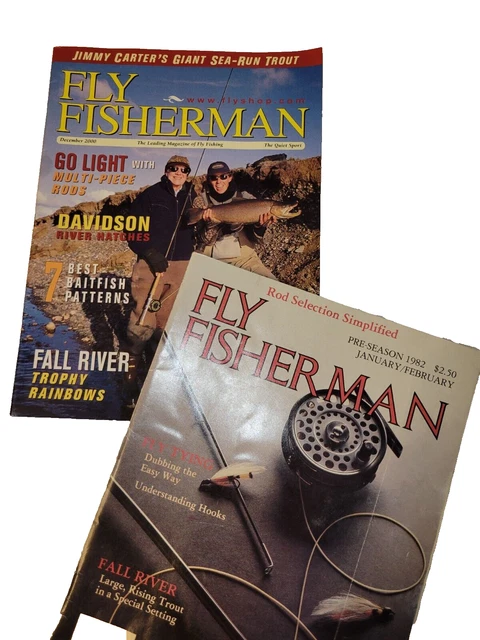 JIMMY CARTER - Fly Fisherman Magazines Dec 2000 & Jan/Feb 1982 - Very ...