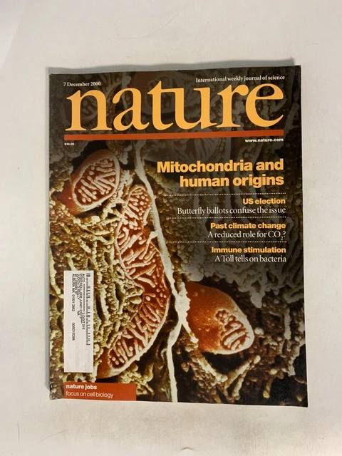 NATURE MAGAZINE DECEMBER 7 2000 Mitochondria and Human Origins Us ...