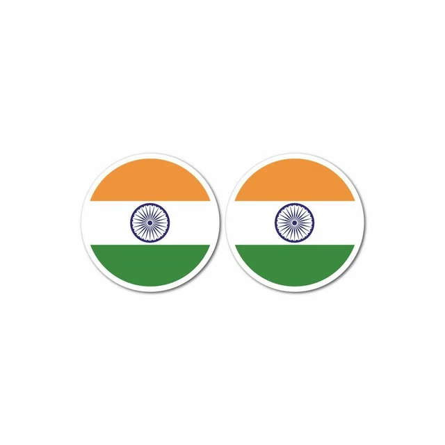 INDIAN FLAG X2 Sticker Decal India Country Love Proud $5.99 - PicClick AU