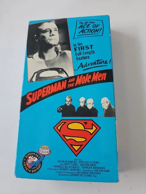 SUPERMAN AND THE Mole Men [ VHS 1987 DC Comic ] w/ George Reeves £4.52 ...