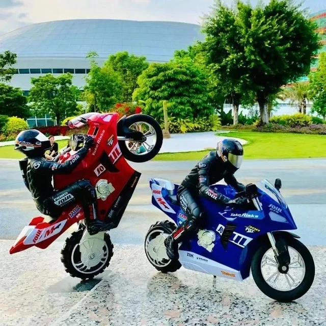 1:6 RC SELF-BALANCING Racing Motorcycle Stunt Drift Remote Control ...