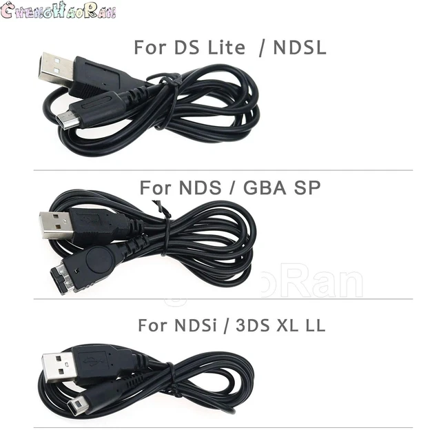 1PC NEW GAME USB Data Charger Charging Power Cable Cord for NDS Lite ...
