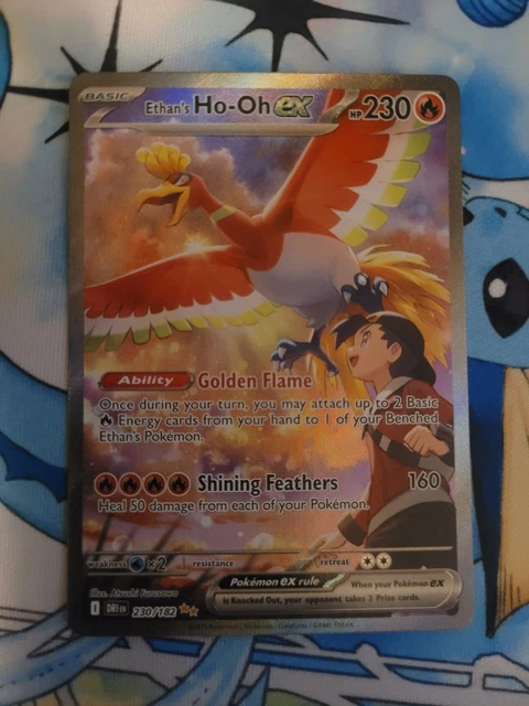 ETHAN'S HO-OH EX 230/182 Sv10: Destined Rivals Pokemon TCG SIR ENG NM ...