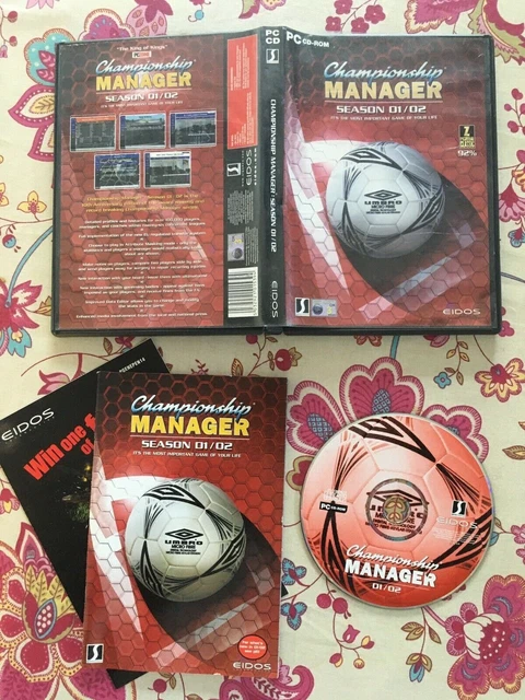 CHAMPIONSHIP MANAGER SEASON 01/02 (PC) (Fully complete original release ...