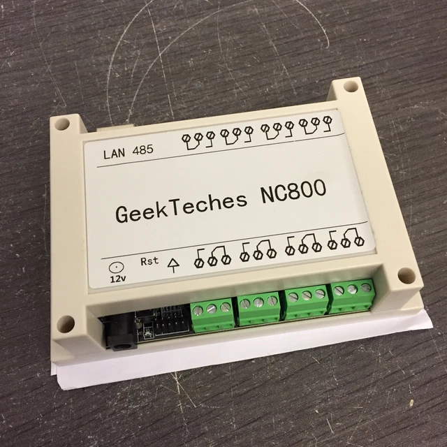 8-CHANNEL NC800 HIGH-END Ethernet Tcp/Ip Rj45 Port 8 External Control ...