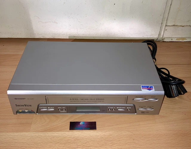 MAGNETOSCOPE VHS SHARP VC - GH61FPM (6 têtes) Sans Télécommande ...