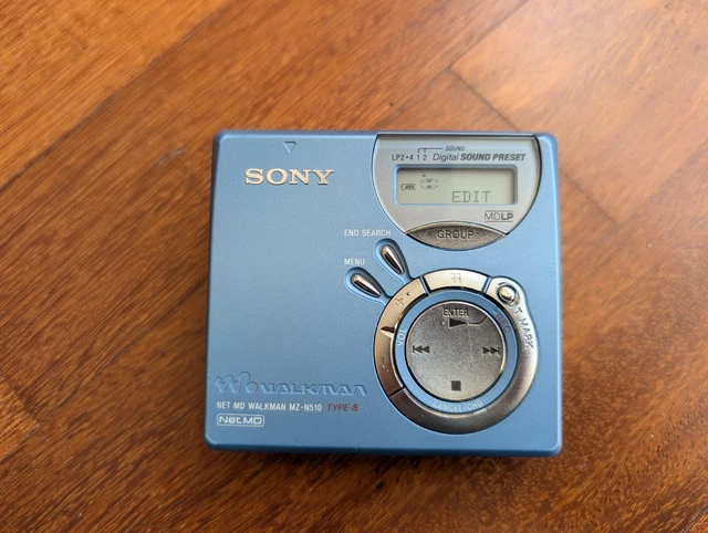 SONY MINIDISC PLAYER MD Walkman MZ-N510 Type-S Net MD VGC £72.48 ...