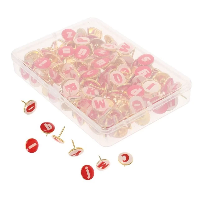 SYMBOLS MAP TACKS Red /Black/ White Map Nails 156pcs Binding Supplies ...