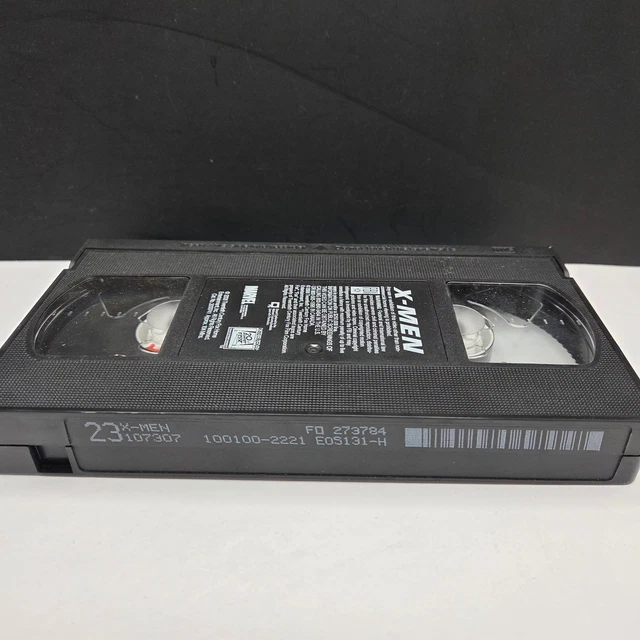 X-MEN VHS MOVIE 2000 Marvel 20th Century Fox Vintage Y2K Action Tape ...