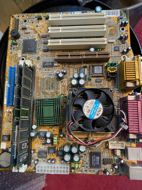 MSI MS-6390 Socket 462 Motherboard / with CPU, fan and BP N1996 inc 256 ...