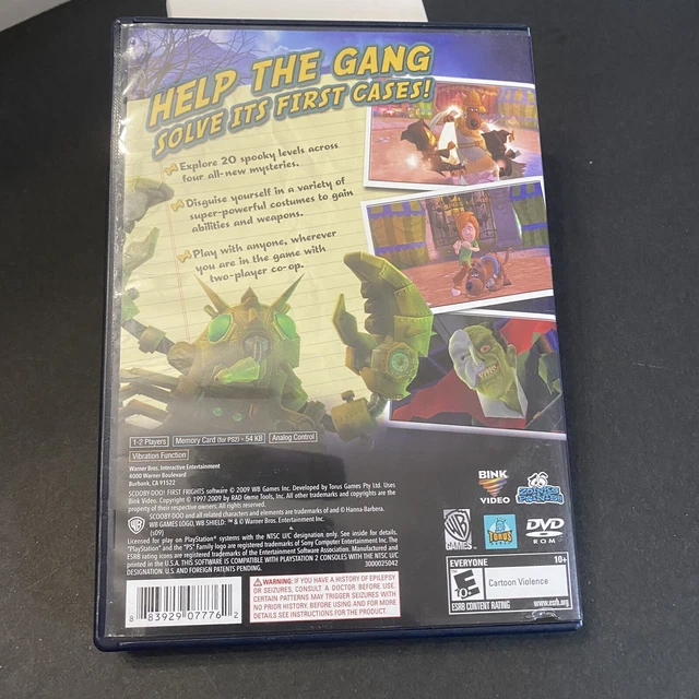 SCOOBY-DOO FIRST FRIGHTS - Playstation 2 Game Complete - Mint - Tested ...