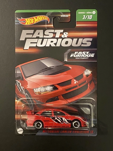 HOT WHEELS FAST and furious mitsubishi lancer evolution lx Tokyo drift ...