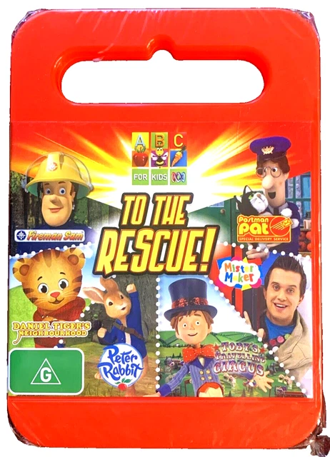 TO THE RESCUE! DVD Fireman Sam Postman Pat Mister Maker Peter Rabbit ...