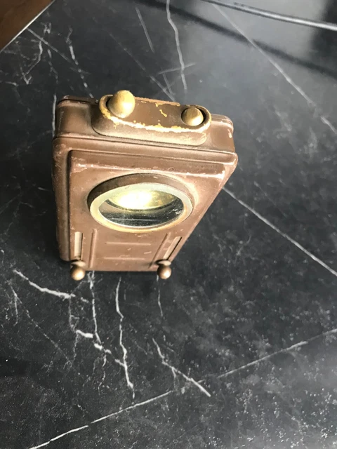 WW2 BRITISH ARMY signal torch clear green and red D.B. Ltd L.E. No 4 £ ...