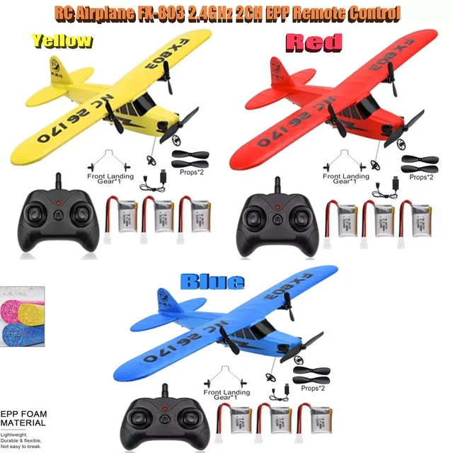 REMOTE CONTROL RC Airplane Aircraft Drone 2.4 Ghz Glider Model EPP Foam ...