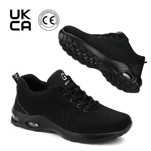 MEN WOMEN SAFETY Trainers Safety Shoes Steel Toe Cap Trainers Work ...