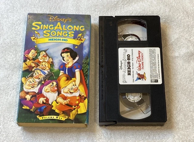 DISNEYS SING ALONG Songs Snow White: Heigh-Ho VHS Tape 1994 SEALED Rare ...