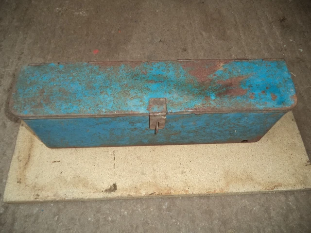 FORDSON MAJOR TOOLBOX Tractor Tool Box Spare Parts Used Vintage ...