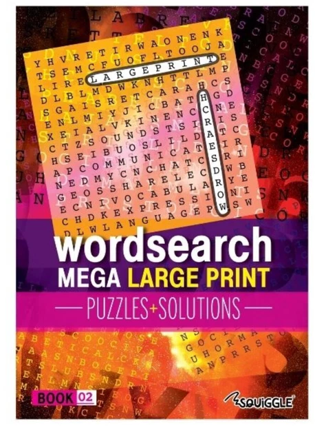 A4 MEGA LARGE Print Word Search Puzzle Book Modern Word Book 2 £2.99 ...