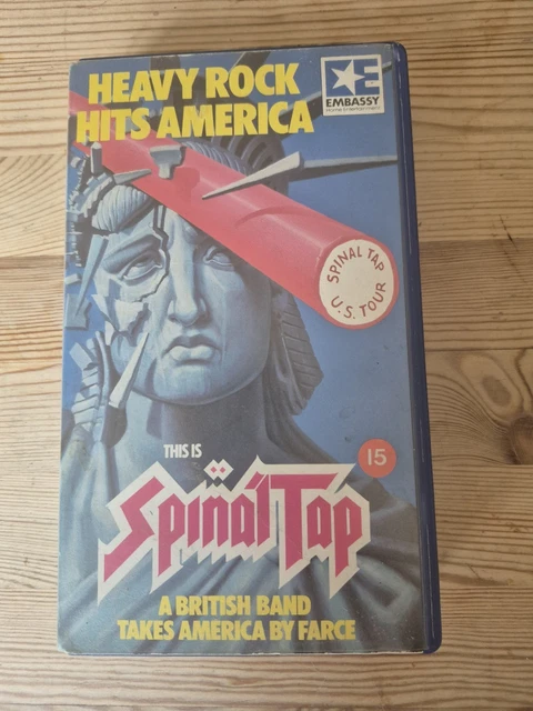THIS IS SPINAL Tap VHS Heavy Rock Hits America US Tour Rare Cover VG ...