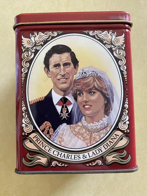 LYONS TEA PRINCE Charles and Lady Diana Royal Wedding Blend Tea Tin ...