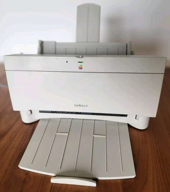 VINTAGE APPLE STYLEWRITER II Printer M2003 w/ Box, Discs & Cords ...