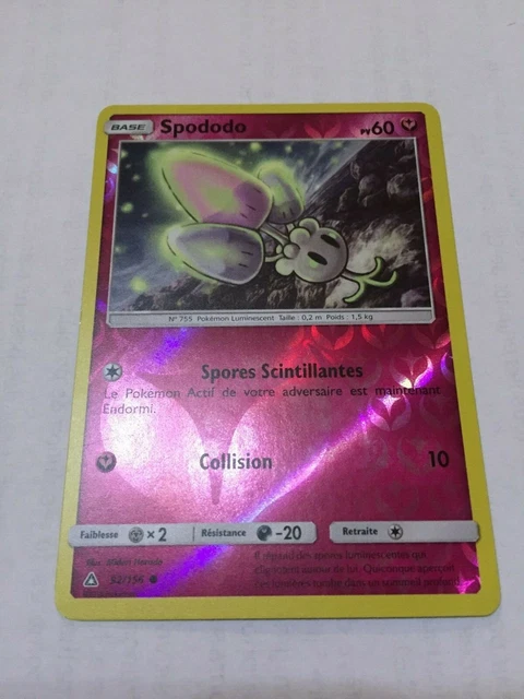 CARTE POKEMON SPODODO 92/156 commune reverse Soleil Lune SL5 Ultra ...