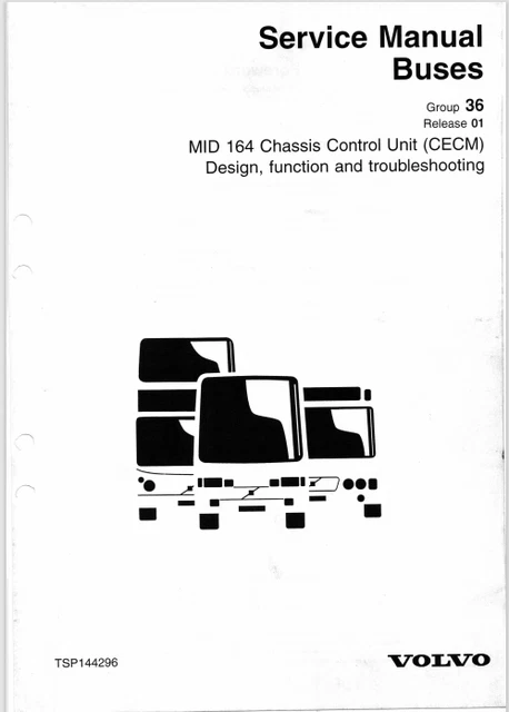 * VOLVO BUSES MID164 CECM Design Function Troubleshooting Service ...