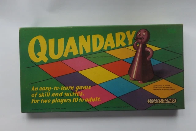 VINTAGE QUANDARY SPEARS games board game Complete 1970’s £6.99 ...