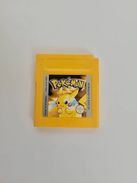 POKÉMON VERSION Jaune - Edition Spéciale Pikachu (Nintendo Game Boy ...