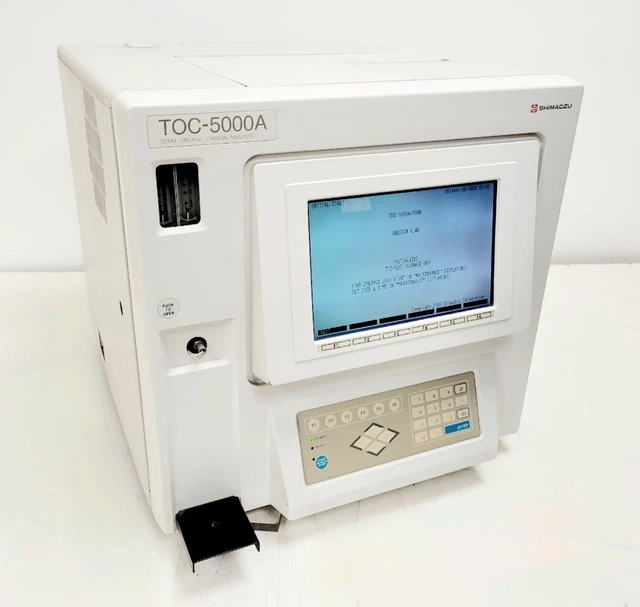 SHIMADZU TOC-5000A TOTAL Organique Carbone Analyseur Labo EUR 1.567,96 ...