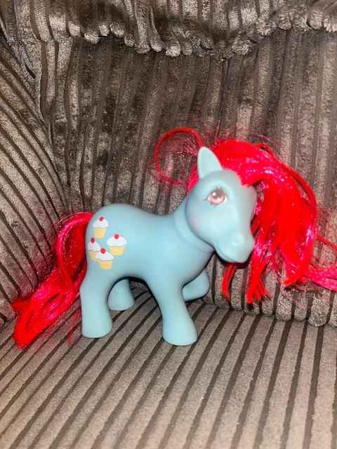 VINTAGE MY LITTLE Pony G1 Kitchen Cookery Pony Cherry Sweet Blue Earth ...
