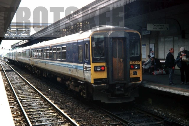 35MM SLIDE BRITISH Rail DMU 153380 Class 153 Exeter 1994 Orig £4.98 ...