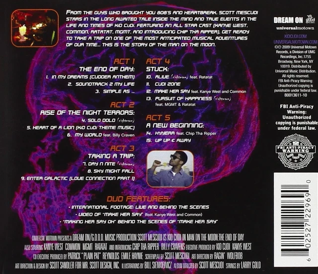 KID CUDI MAN On The Moon: The End Of Day Explicit Lyrics (CD) EUR 25,62 ...